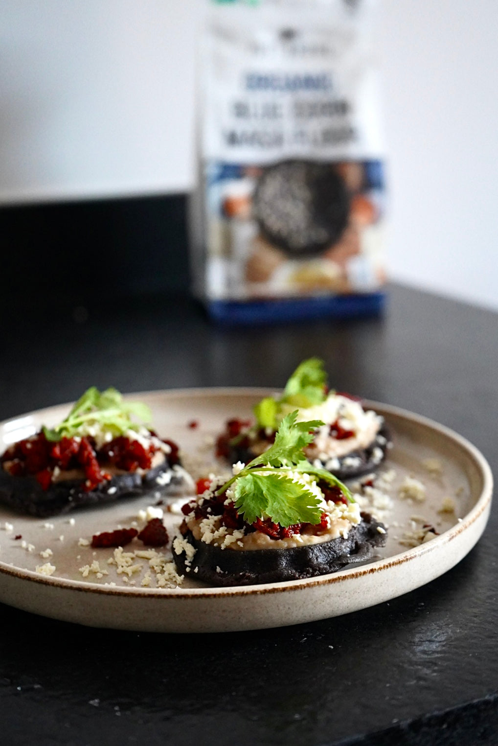 Blue Corn Sopes With Chorizo | Eat Healthy With JAF - Just About Foods